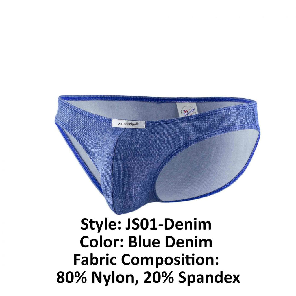 Joe Snyder JS01-Denim Denim Bikini Classic Blue Denim